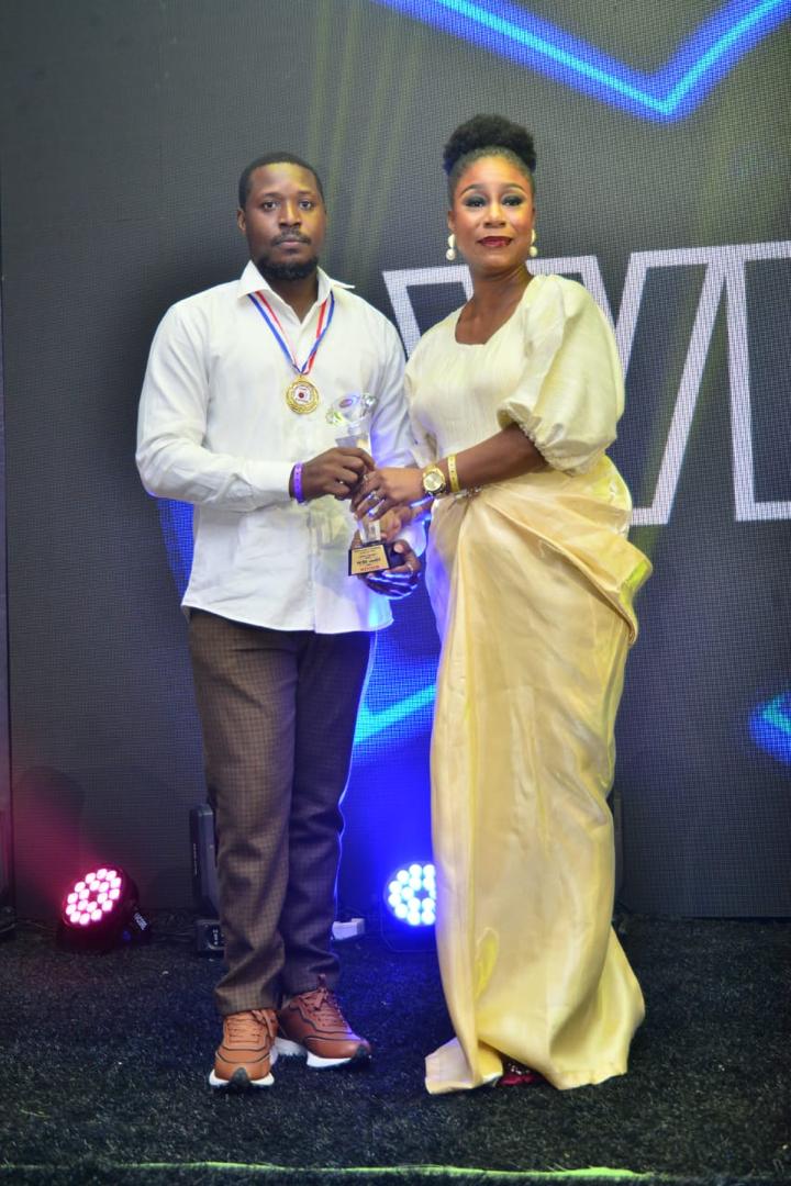 Peter James wins Future Leader of Marketing at the 2025 ADVAN Awards held in Lagos, Nigeria ...